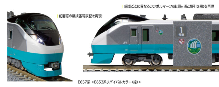 【KATO】E657系（E653系リバイバルカラー緑）2024年2月発売 | モケイテツ