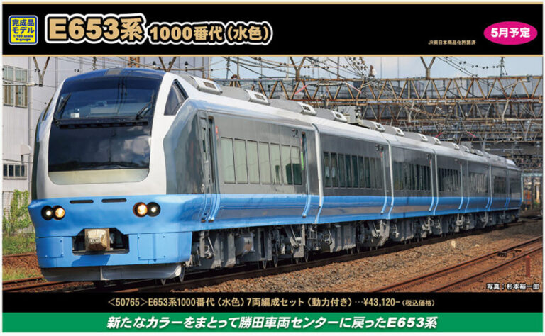 【グリーンマックス】E653系1000番代（水色）2024年5月発売 | モケイテツ